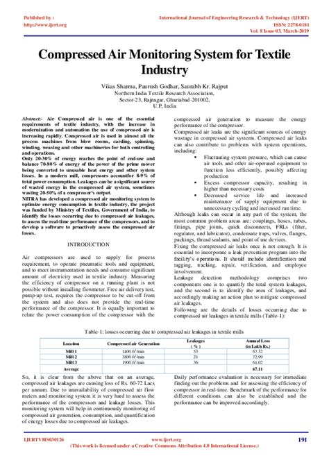 Pdf Compressed Air Monitoring System For Textileindustry Saurabh Rajput