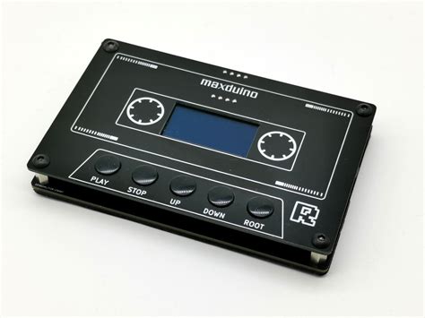 Maxduino Black Zx Spectrum 16k48k128k Digital Tape Deck Retro Ready