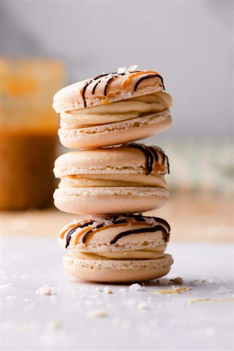 Salted Caramel Macarons Anna Banana