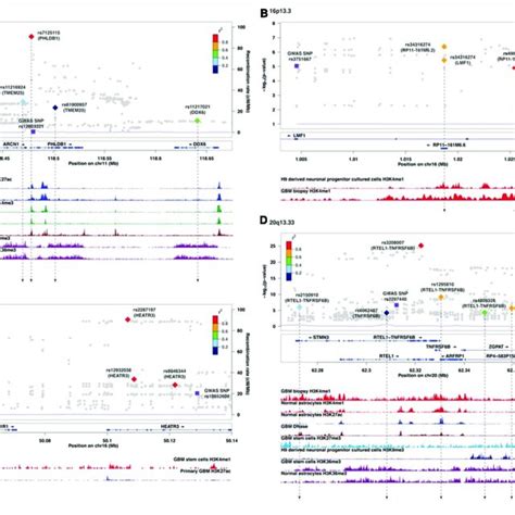 visualization of smr associated eqtl snps and overlaps with chip seq