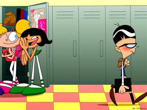 Dexters Laboratory 漫画の女の子とアニメの男の子 Hd 壁紙のダウンロード