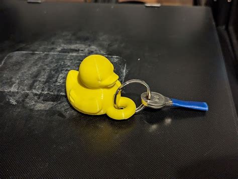 Rubber Duck Keychain By Danbranbuilds Download Free Stl Model