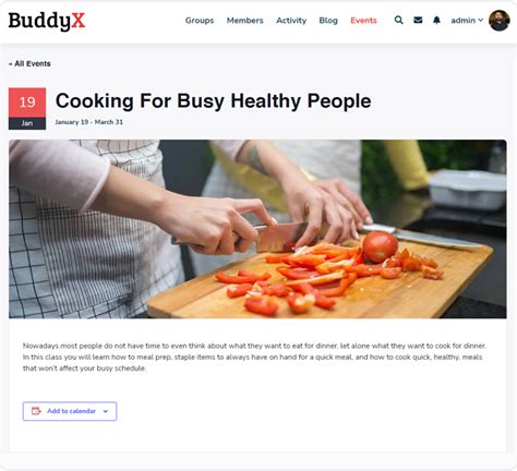 The Event Calendar Wbcom Designs Docs