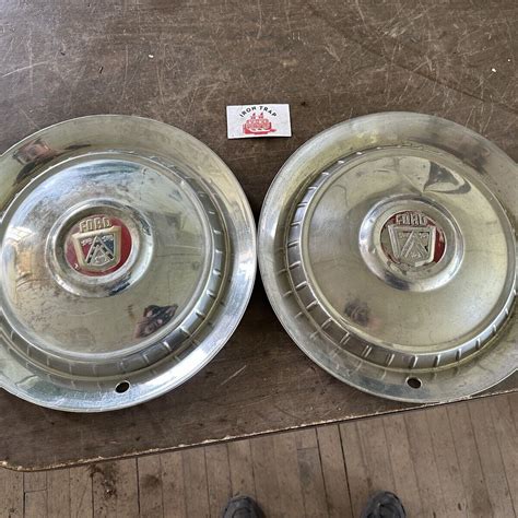 1952 54 Ford Hubcap Wheel Cover 15 Original Oem Coupe Hot Rod Pair
