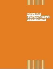 735554 Arduino Fundamentals Exam Guide EN Pdf ARDUINO FUNDAMENTALS