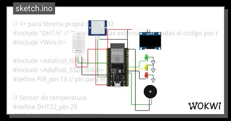 Iot Dht22 Pir Oled Display 24424 Wokwi Esp32 Stm32 Arduino