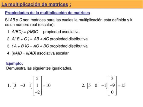 Ppt Álgebra De Matrices Powerpoint Presentation Free Download Id