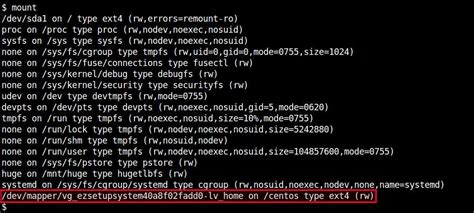 How To Mount An Lvm Partition On Linux