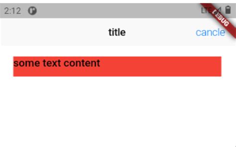 Dart Flutter How Can Make The Text Close To Upper Edge Of The Container Stack Overflow