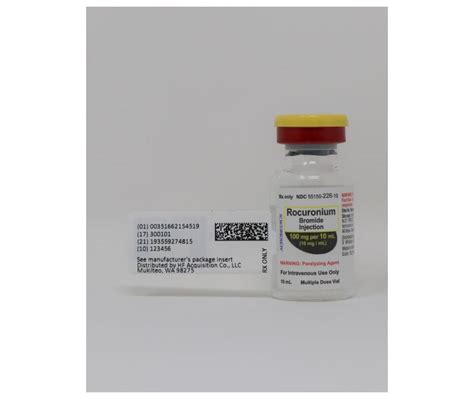 Dailymed Rocuronium Bromide Injection Solution