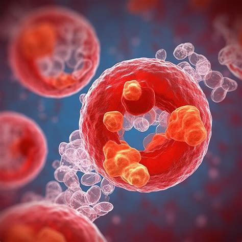 Premium Ai Image Human Cell Microscope