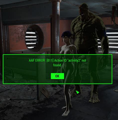 Aff Error 011 Action Id Activity2 Not Found Fallout 4 Technical