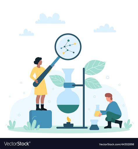 Research In Chemistry Chemical Scientific Vector Image