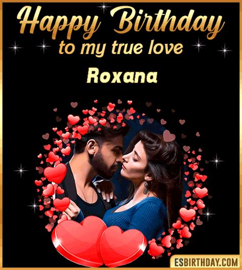 Happy Birthday Roxana GIF Images Animated Wishes GiFs