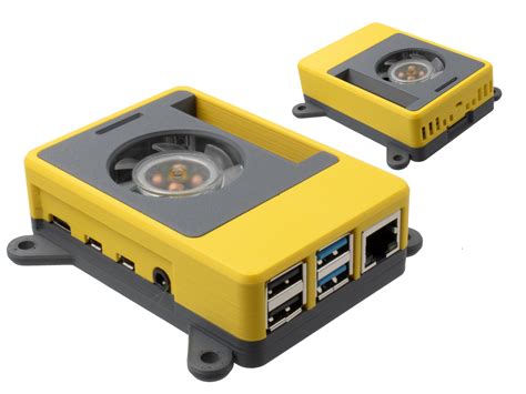 modular snap together raspberry pi 2b 3b 3b 4 case w oled and fan