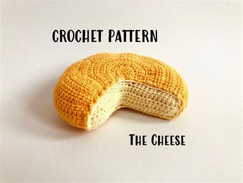 Cheese Crochet Pattern Crochet Cheese Pattern How To Crochet Etsy