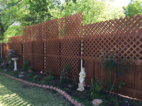 Lattice Fence For Privacy And Style How To Add Trellis To Existing