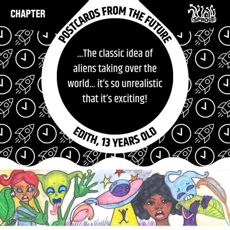 Postcards From The Future Edith Evans Thesproutthesprout