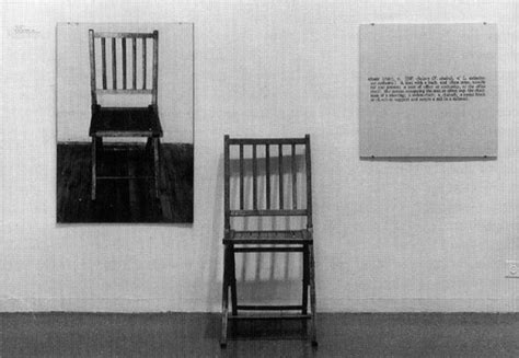 Kosuth Joseph One And Three Chairs 1965 Source Download