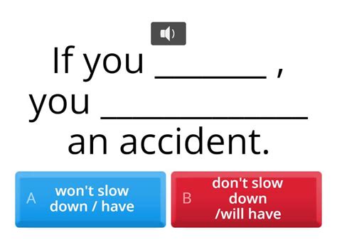First Conditionals Quiz