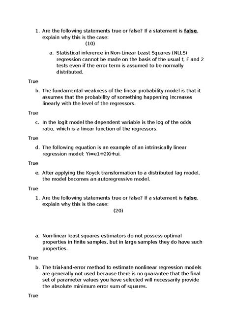 ecm 3b mcqs mcqs for tests are the following statements true or