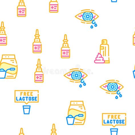 Allergy Health Problem Vector Seamless Pattern Stock Vector Illustration Of Asthmatic Napkins