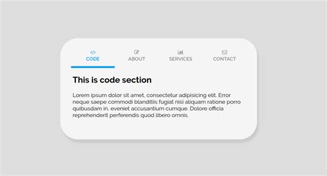 Codingflag Create Horizontal Tabs Using Html Css And Javascript