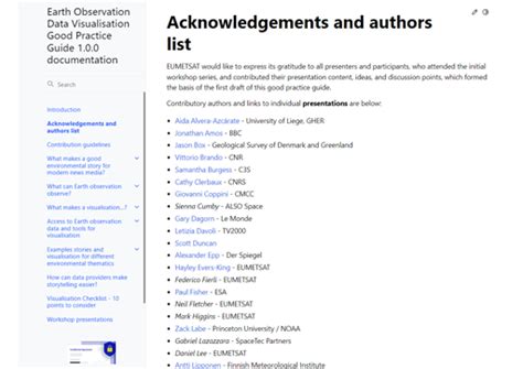 Visualising Earth Observation Data Eumetsat