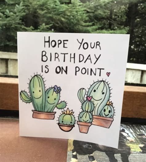 Birthday Cactus Card