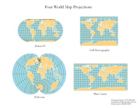 What Is Map Projection Free Math Worksheet Printable