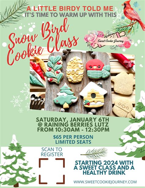 Cookie Classes Newsletter Sweet Cookie Journey
