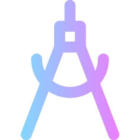 Compass Super Basic Rounded Gradient Icon