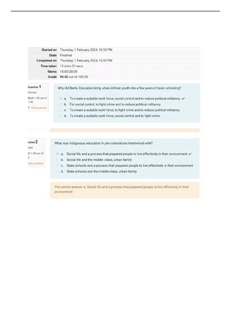 Sae3701 Assignment 1 Quiz Answers 2024 Sae3701 Sae3701 Stuvia Sa
