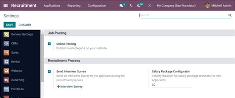Configuration In Odoo HR Recruitment Odoo V Enterprise