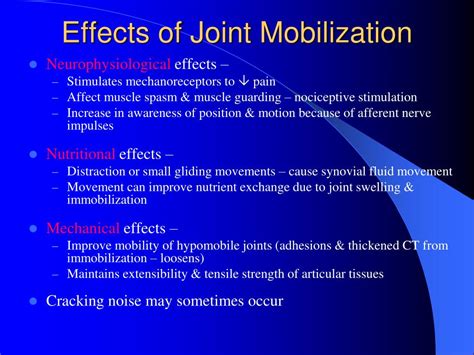 Ppt Joint Mobilization Powerpoint Presentation Free Download Id 5645989
