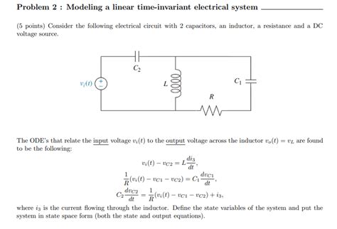 Solved Problem 2 Modeling A Linear Time Invariant