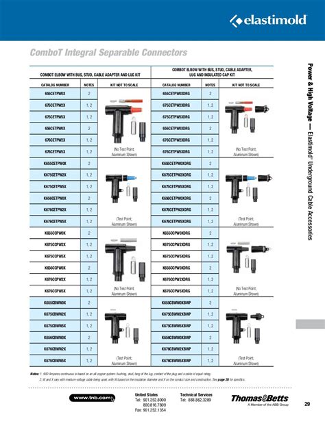 Elastimold Dead Break And Load Break Connectors And Elbows
