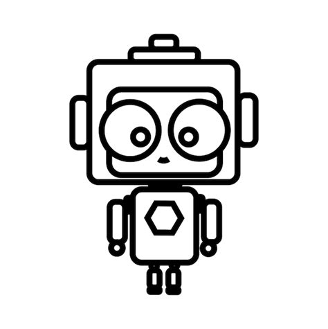Premium Vector Robot Icon