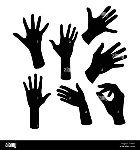 Versatile Hand Sign Vector Set Varied Hand Signs For Creative Design