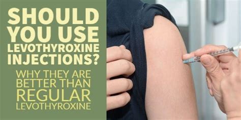 Discover The Benefits Of Levothyroxine Injections