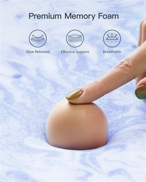 3 Inch Memory Foam Mattress Topper Full Cooling Gel