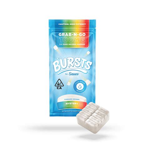 Sauce Essentials Bursts Mystery Flavor 100mg Live Resin Infused