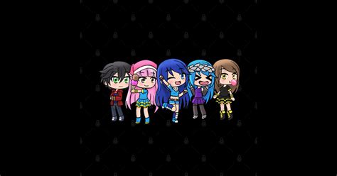 Gacha Krew Ice Cream And Bubblegum Itsfunneh Sticker Teepublic