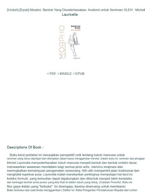 Morpho Simplified Forms Anatomy For Artists Pdf
