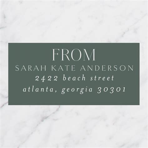 proud type address label by yours truly shutterfly