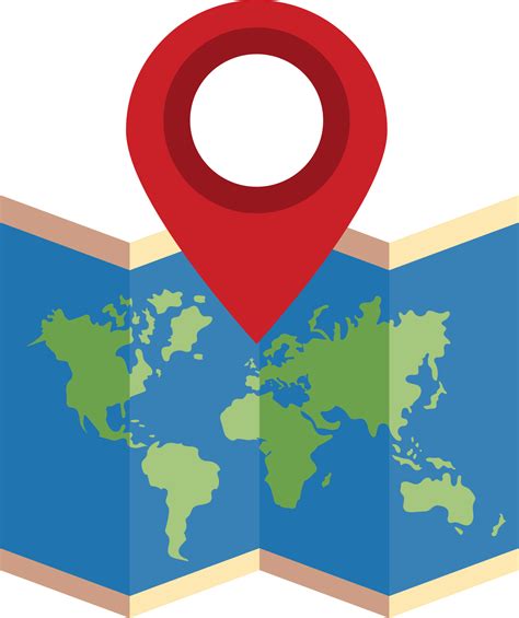 Pointer In Paper Map PNG