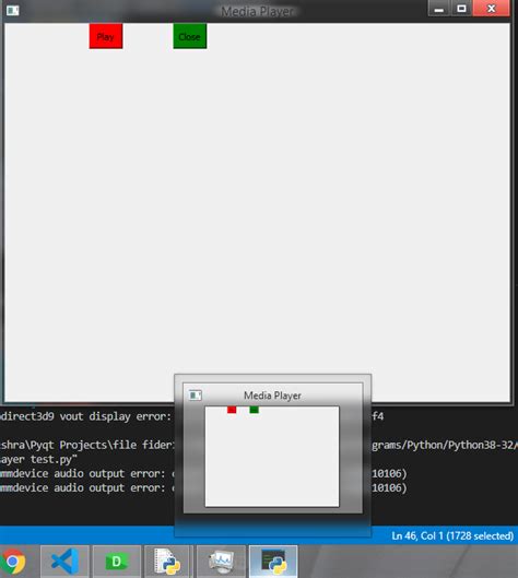 Python How To Use QWinThumbnailToolBar To Restore Taskbar Thumbnail