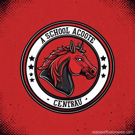 A School Badge With Centaurus Prompts Stable Diffusion Online