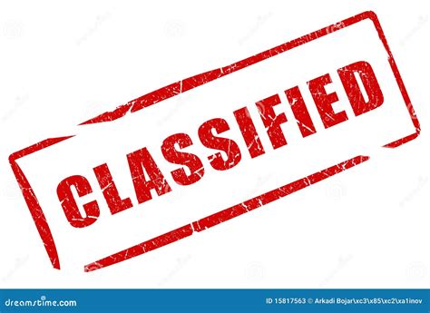 Classified Stamp Stock Illustration Illustration Of Badge 15817563