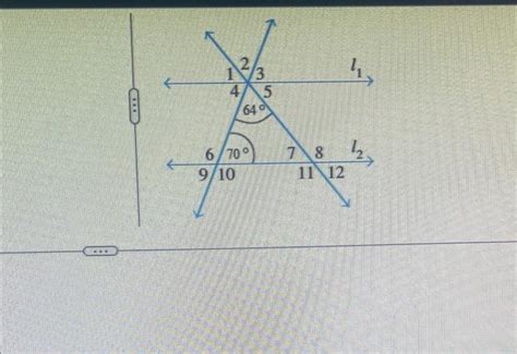 Solved Lines I1 And I2 Are Parallel Lines Determine The